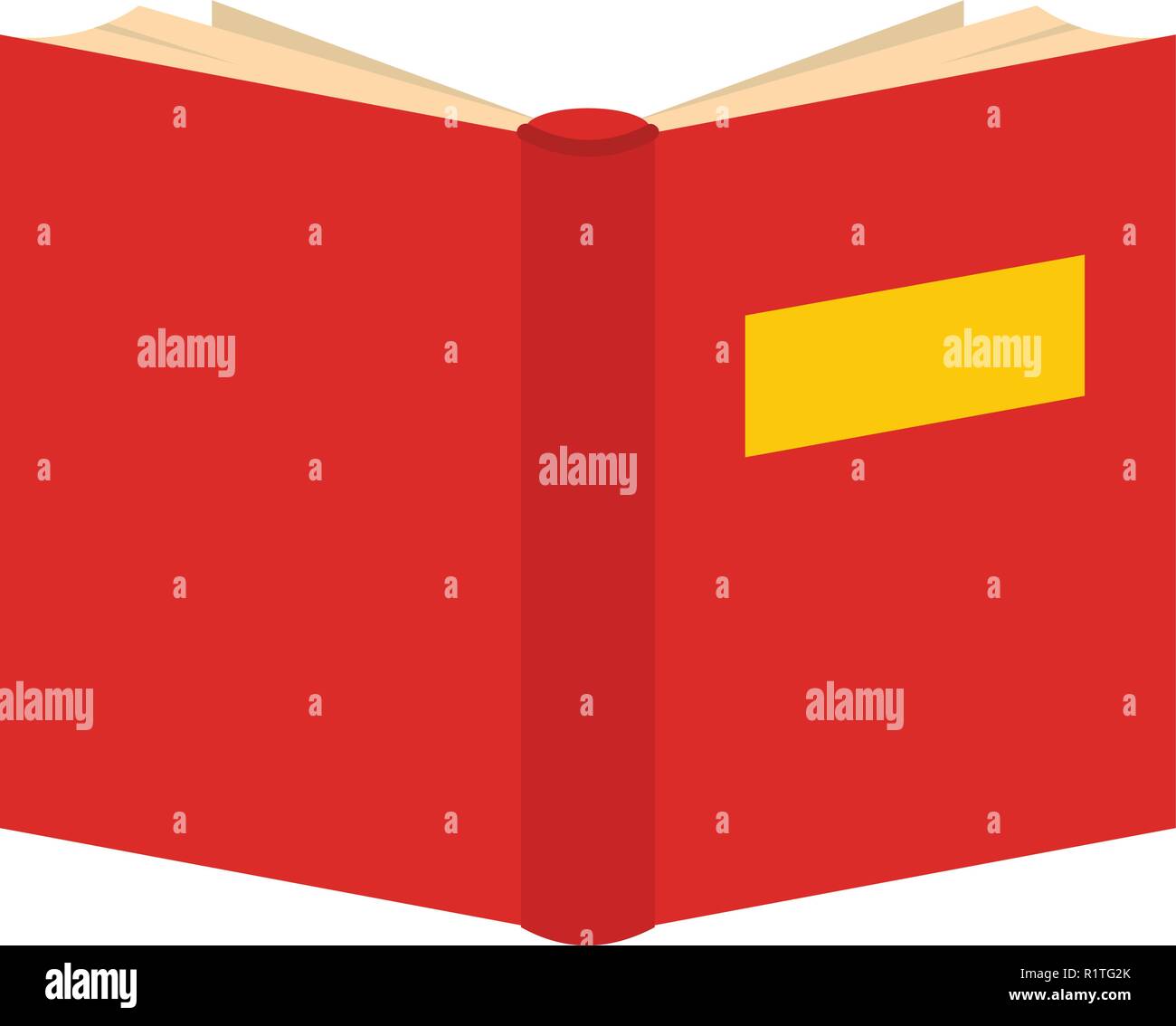 Book inverted icon. Flat illustration of book inverted vector icon ...