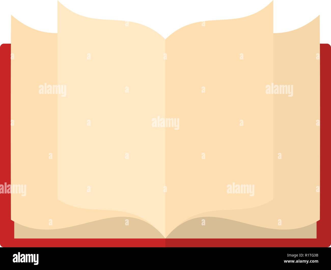 Book learning icon. Flat illustration of book learning vector icon ...