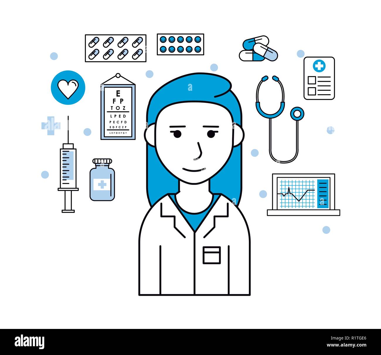 Scientific research chart Stock Vector Images - Alamy