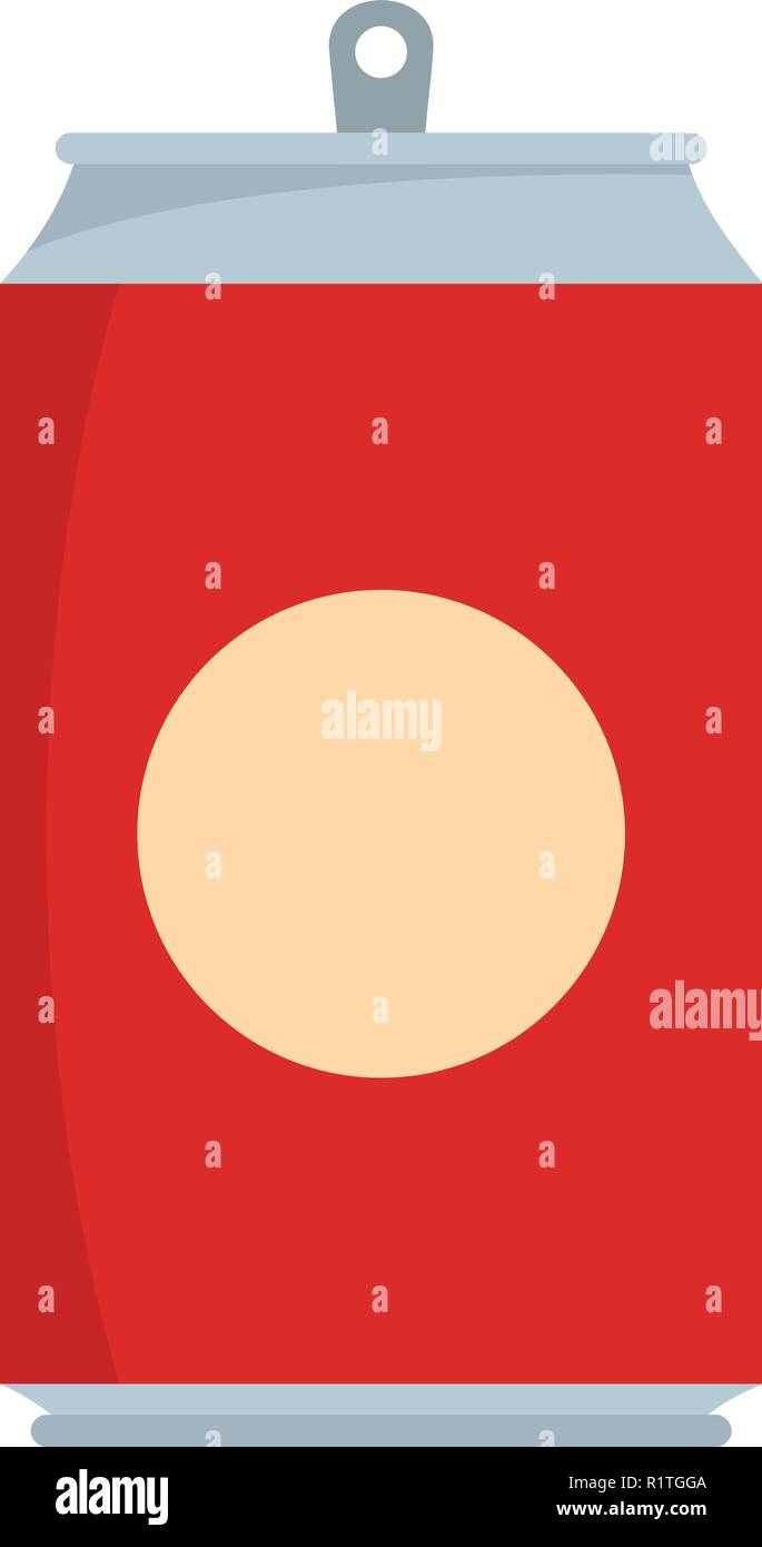 Soda icon. Flat illustration of soda vector icon isolated on white ...