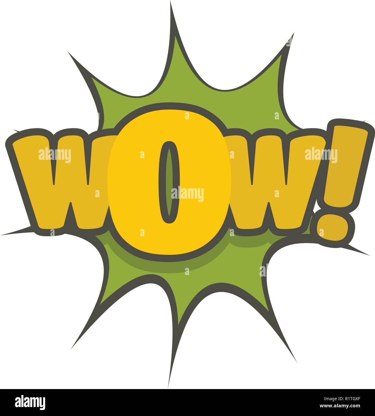 Comic boom icon. Flat illustration of comic boom vector icon isolated ...