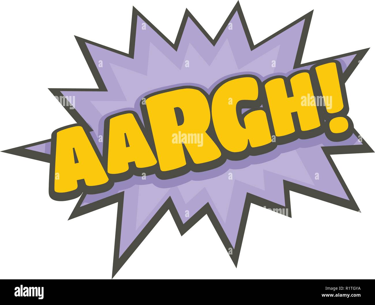 Comic boom retro icon. Flat illustration of comic boom retro vector ...