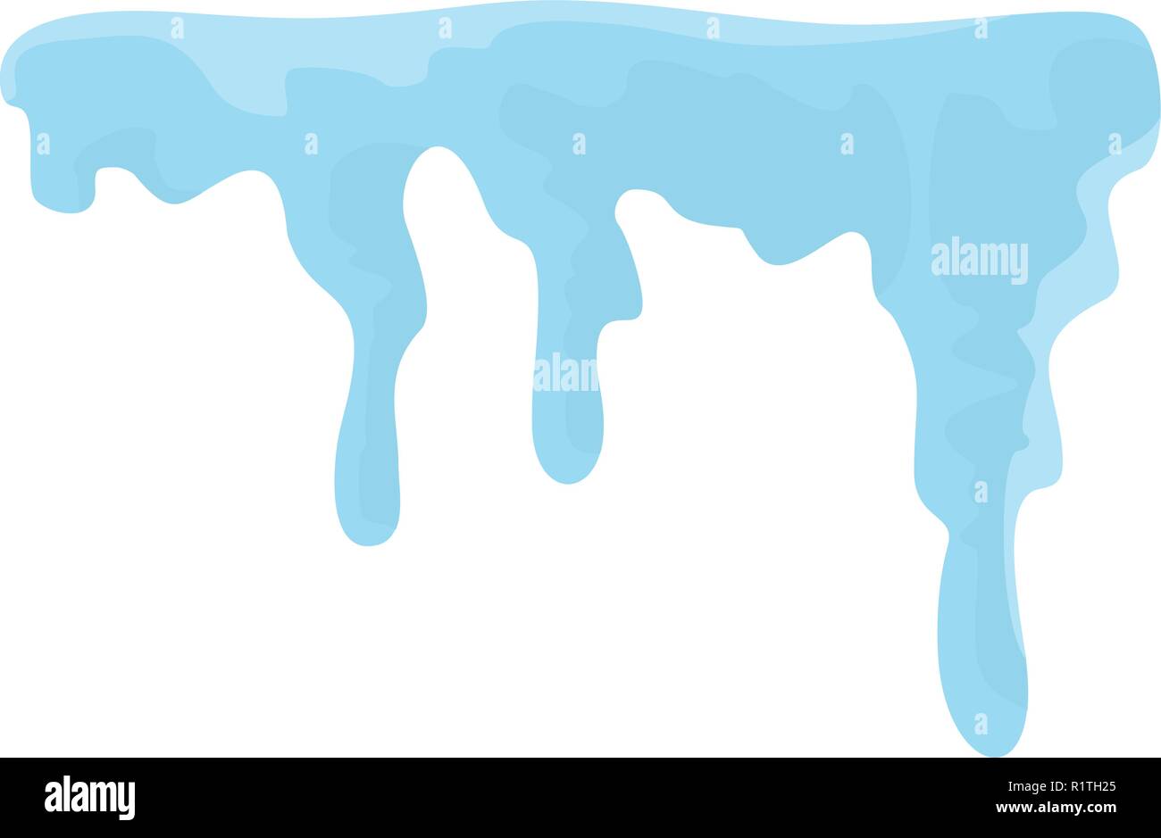 Snowdrift icon. Flat illustration of snowdrift vector icon isolated on ...