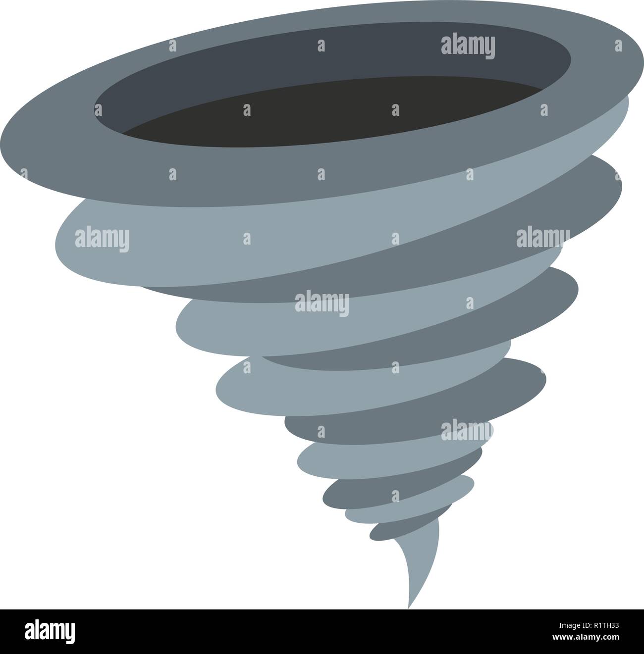 Hurricane icon. Flat illustration of hurricane vector icon isolated on ...