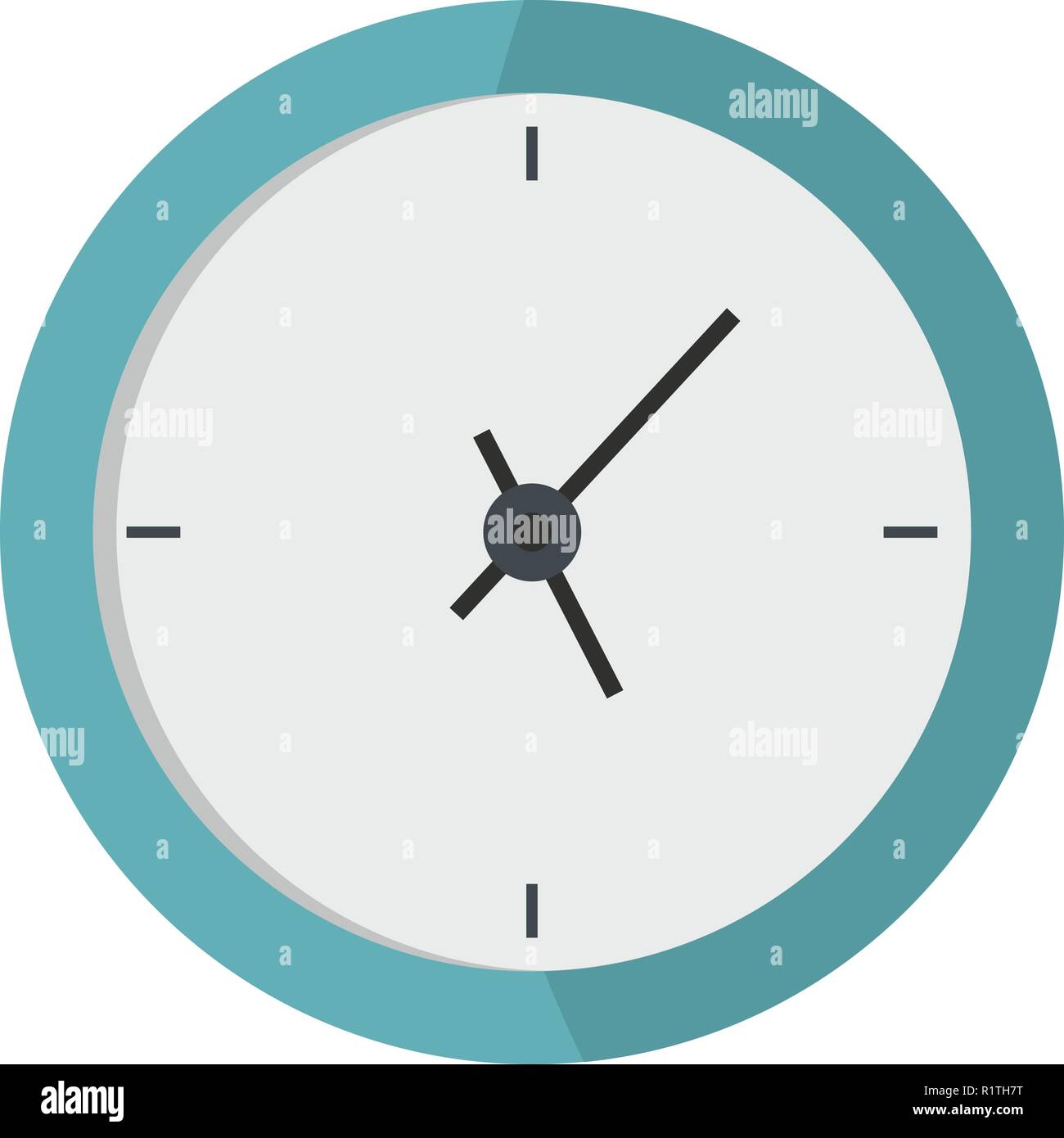 Clock minimal icon. Flat illustration of clock minimal vector icon ...