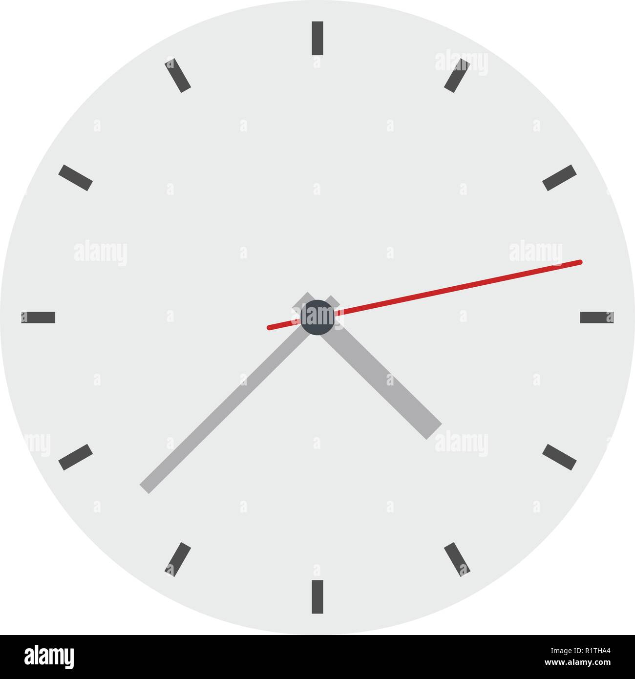 Clock modern icon. Flat illustration of clock modern vector icon ...