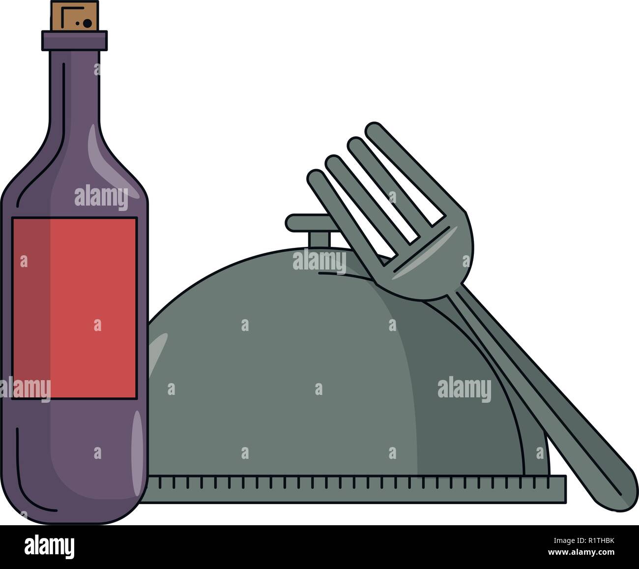 delicious food cartoon Stock Vector Image & Art - Alamy