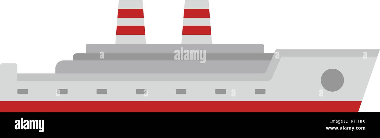 Ship passenger icon. Flat illustration of ship passenger vector icon ...
