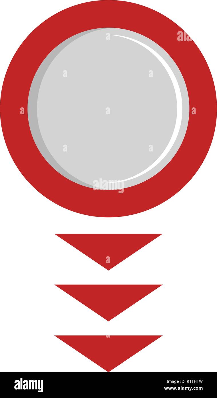 Round arrow icon. Flat illustration of round arrow vector icon isolated ...