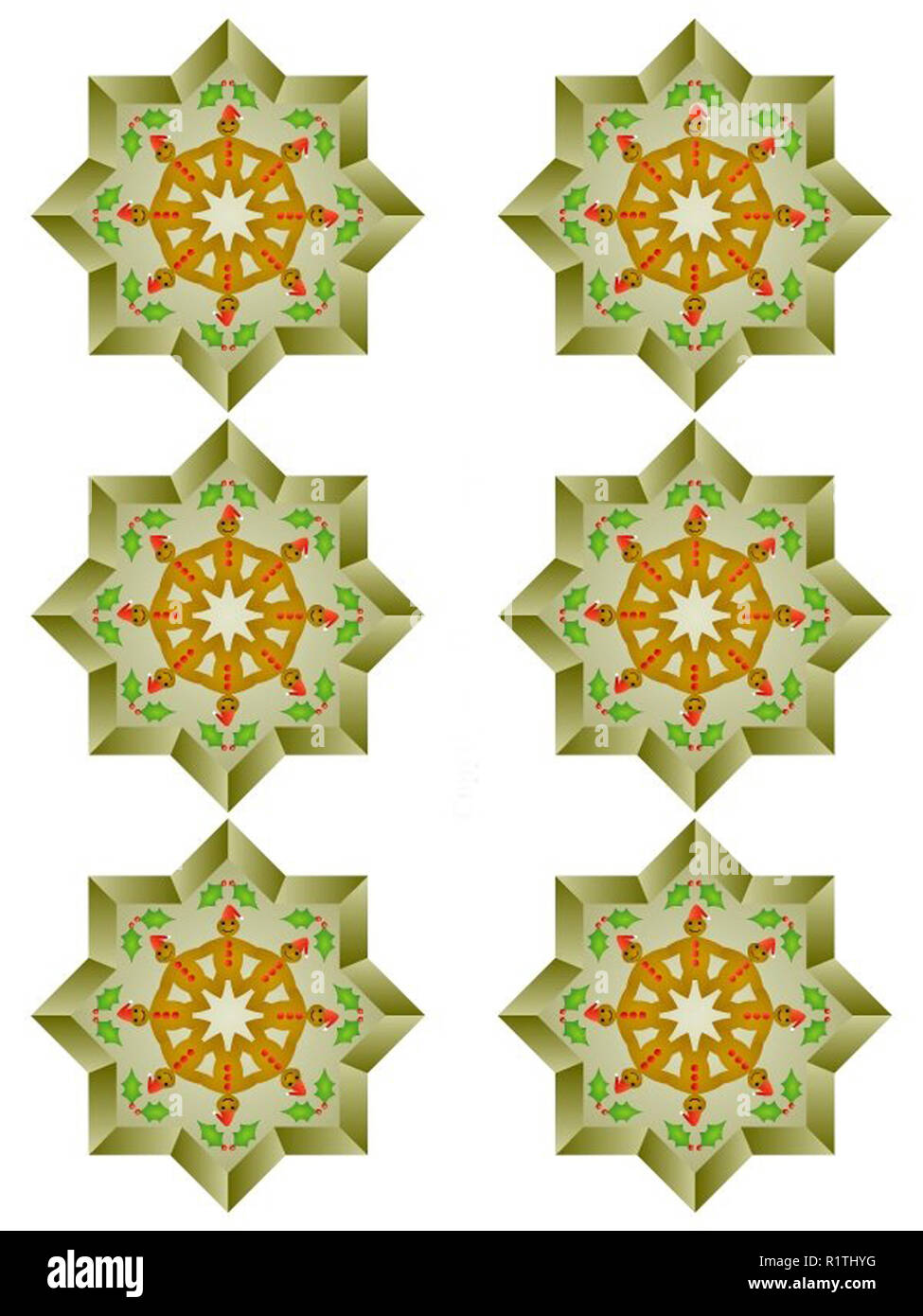 Decoupage style illustration Cut Out Stock Images & Pictures - Alamy