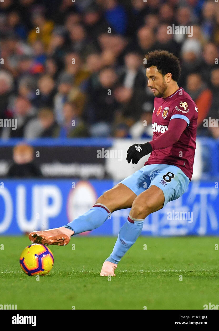 West Ham United's Felipe Anderson during the Premier League match at ...