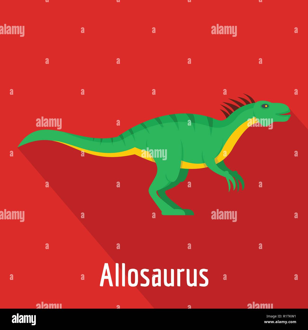 Allosaurus Stock Vector Images - Alamy