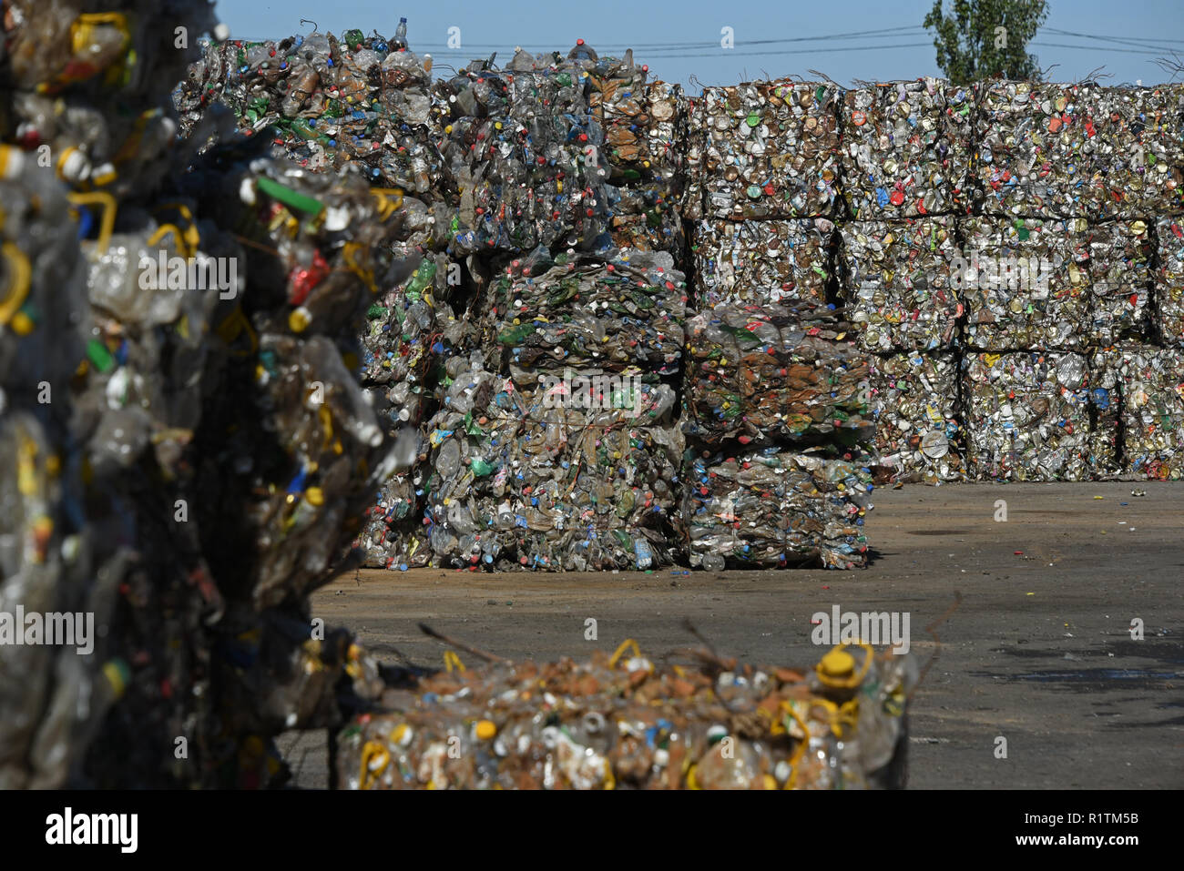 Mixed-waste processing facility in Astrakhan, Russia Stock Photo - Alamy