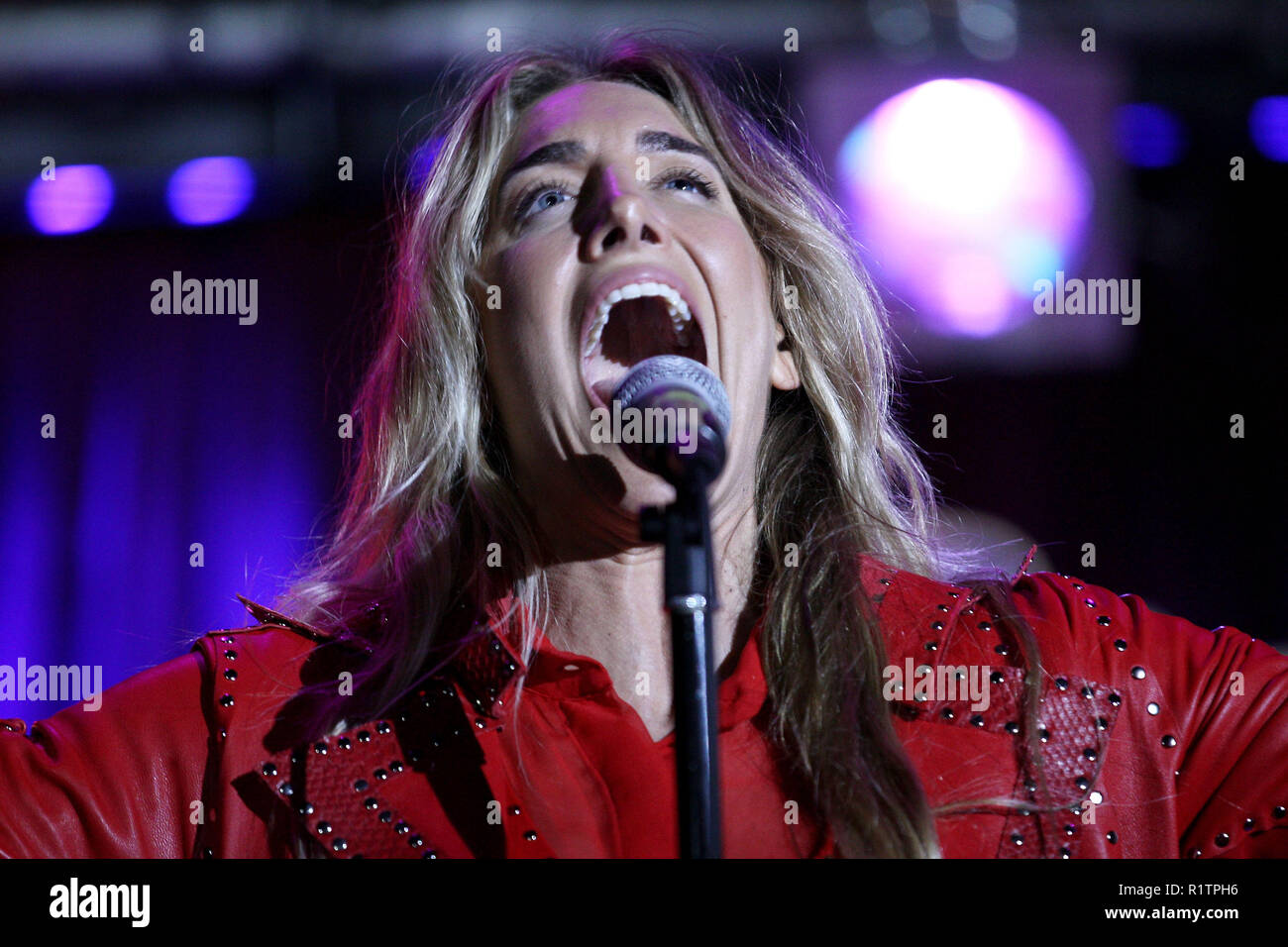 NEW YORK, NY - APRIL 28: Miss Velvet and the Blue Wolf In Concert at BB ...