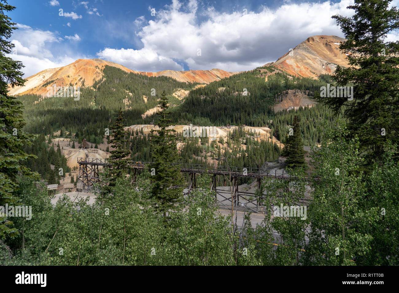 Idarado Mine in the Colorado Sneffels-Red Mountain-Telluride mining ...