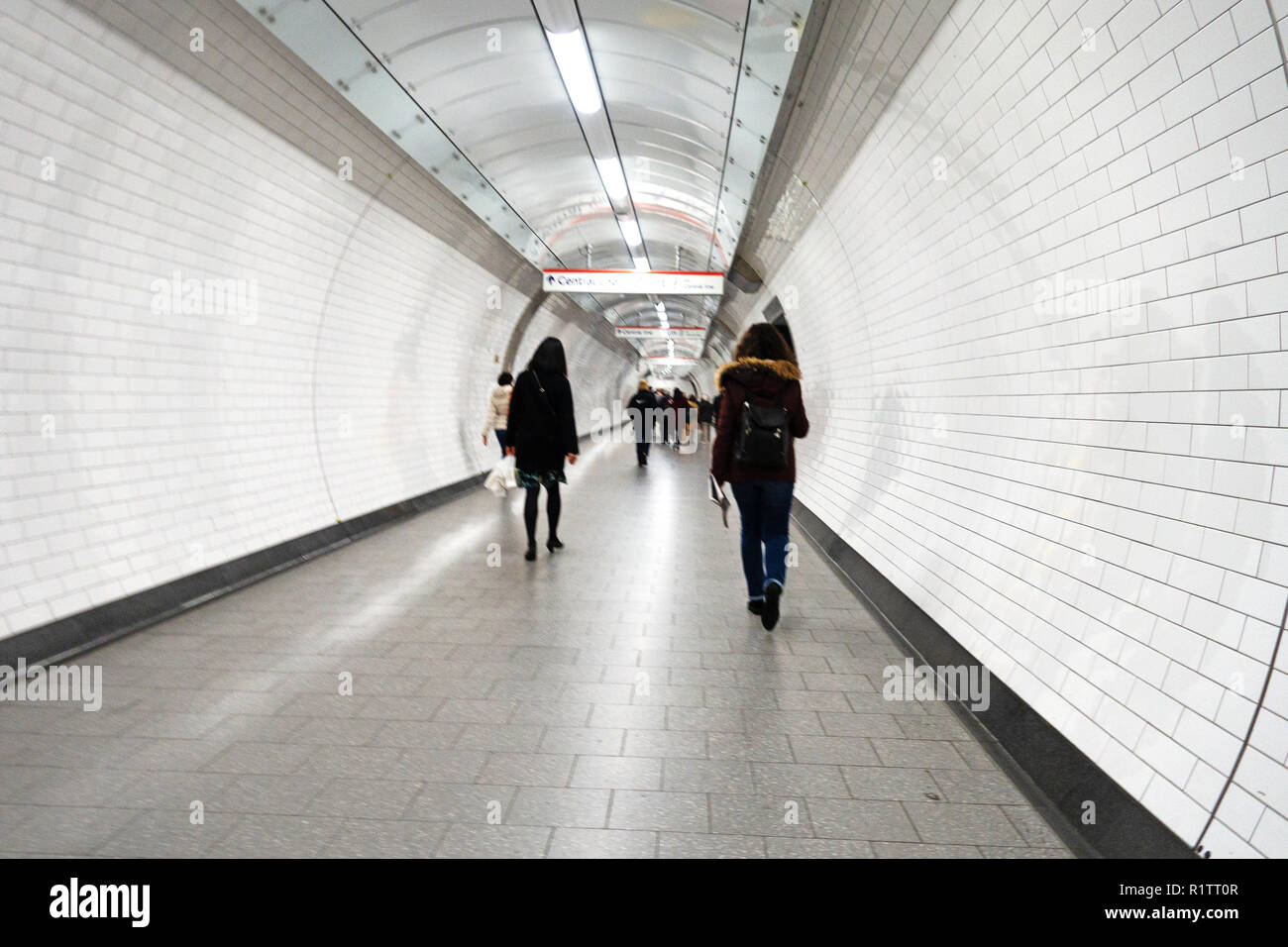 Tube commuters time, London commuters travel through the tube ...