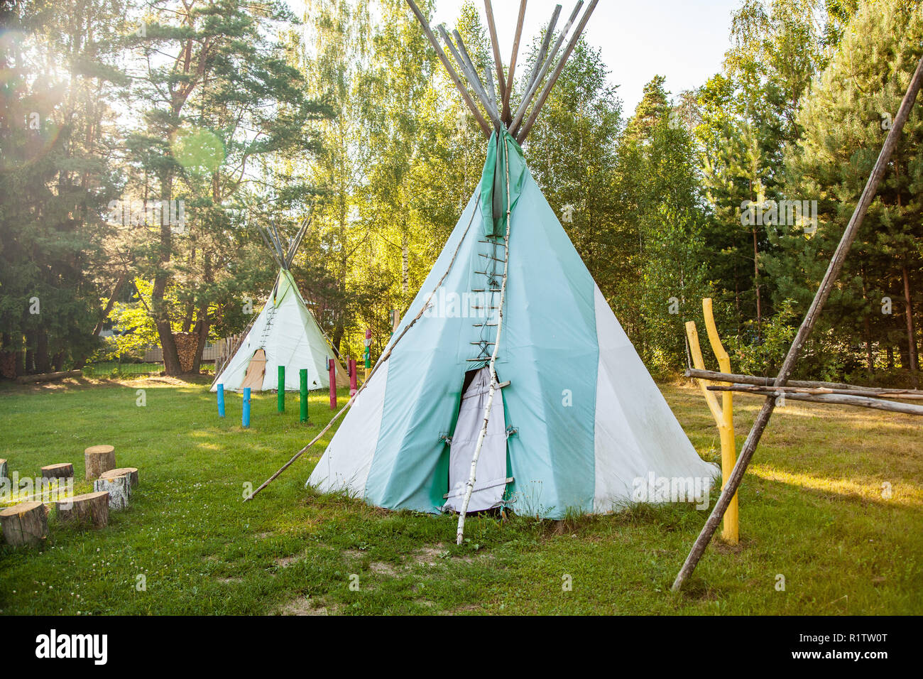 Wigwam Traditional High Resolution Stock Photography and Images - Alamy