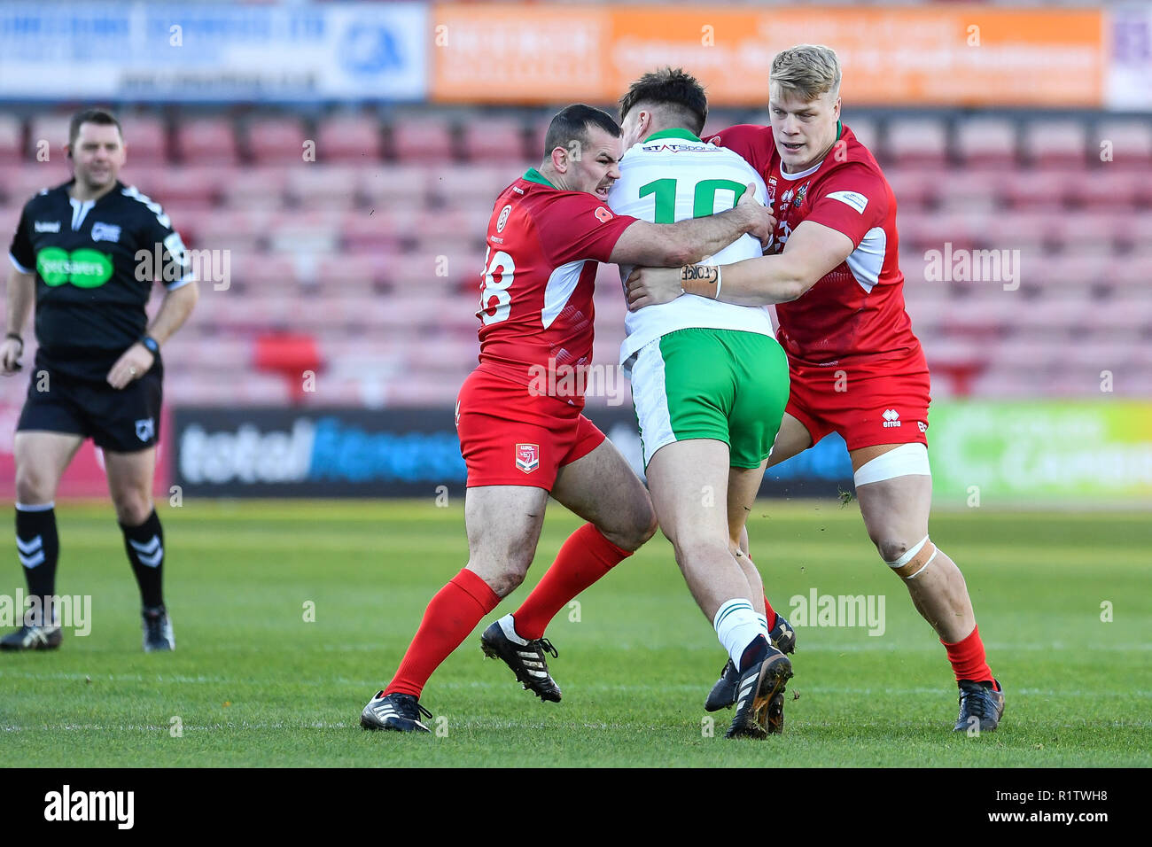 11th November 2018 , Racecourse Ground, Wrexham, Wales ; Rugby League ...