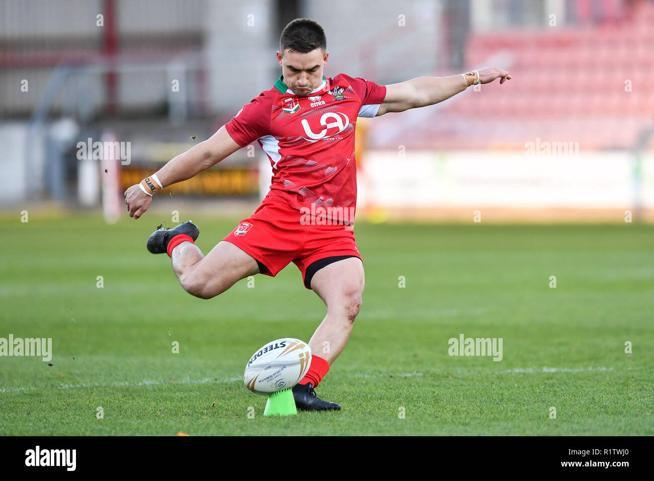 11th November 2018 , Racecourse Ground, Wrexham, Wales ; Rugby League ...