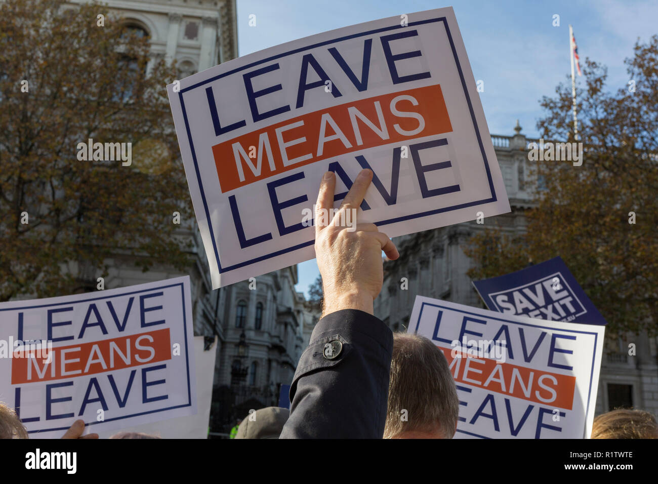 Leave means leave hi-res stock photography and images - Alamy