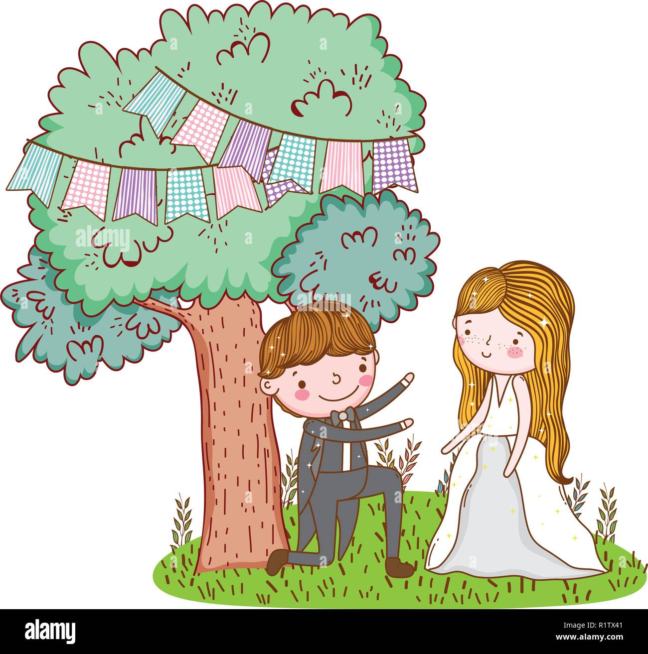 Wedding Tree Clip Art