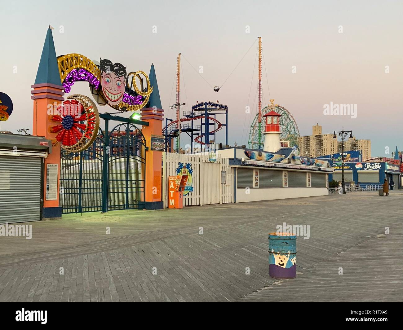 Famous landmark in Coney Island, Brooklyn, NYC, USA Stock Photo - Alamy