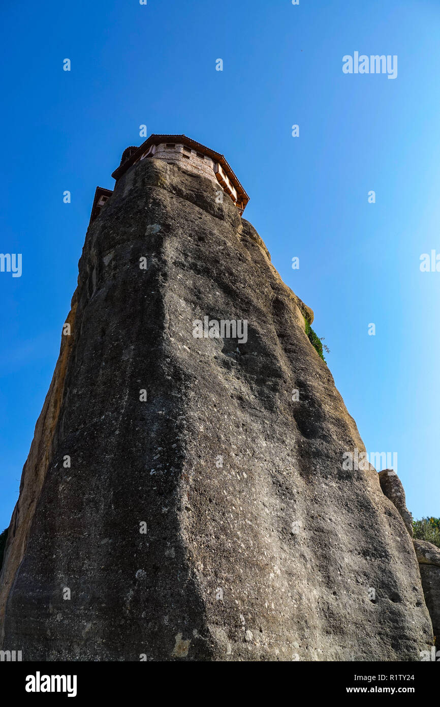 Meteora, UNESCO world heritage site, conglomerate towers and ...