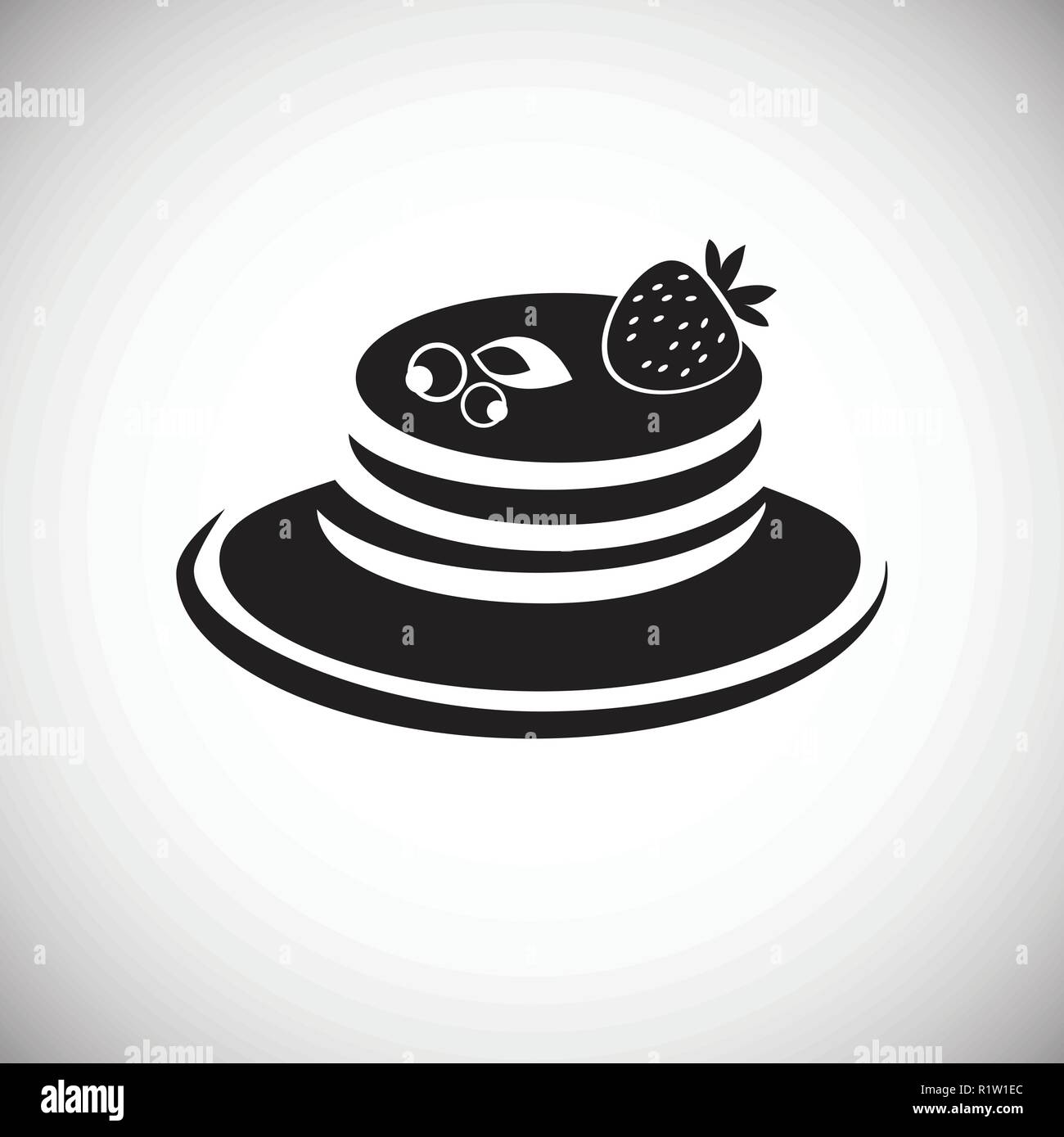 Fruits on pan Stock Vector Images - Alamy