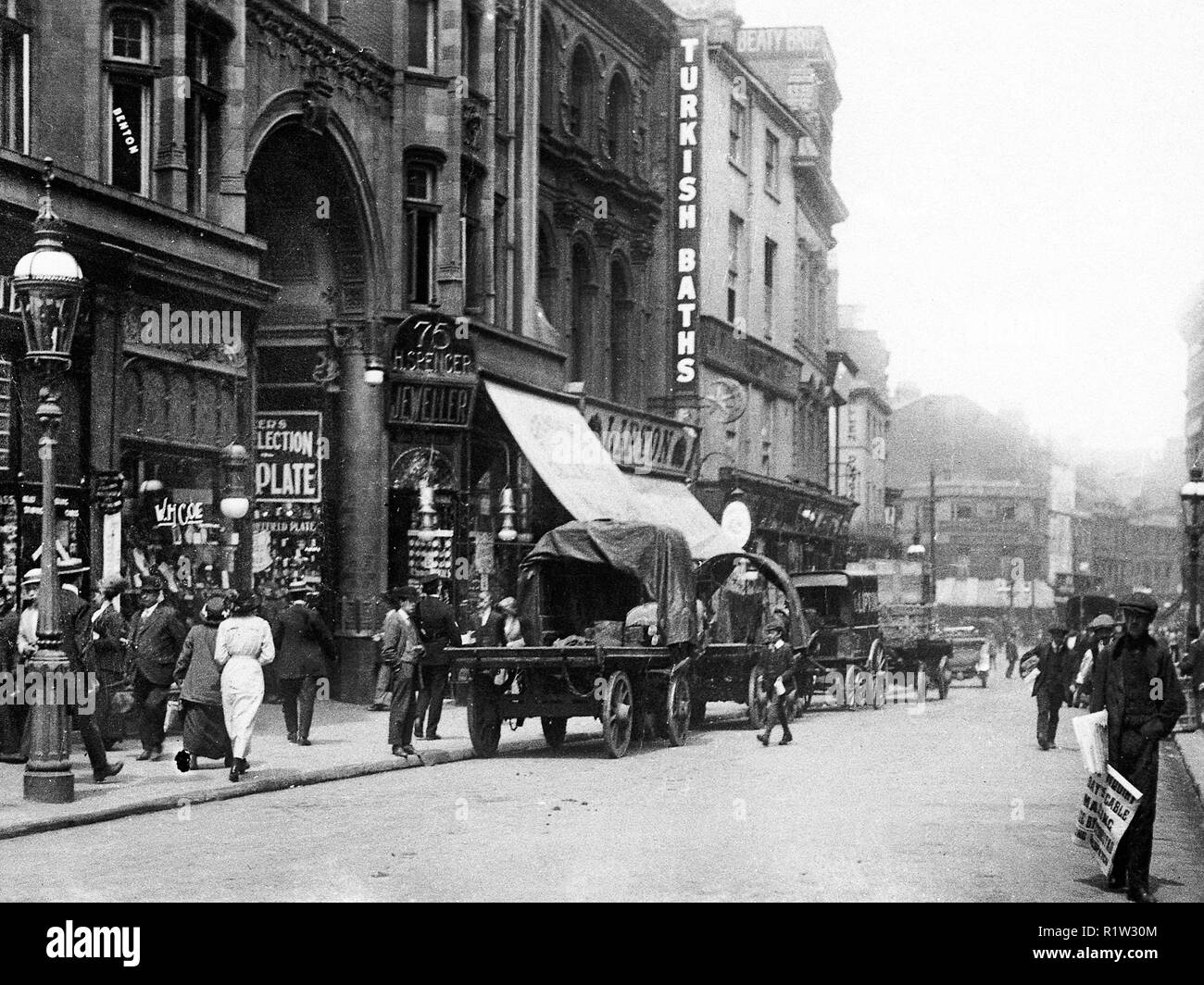 High Street, Birmingham early 1900s Stock Photo - Alamy