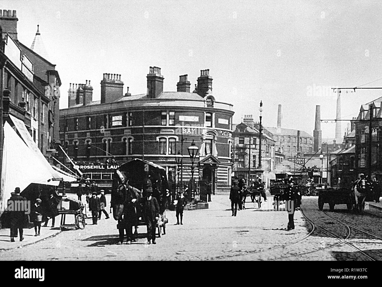 Church Street, Blackburn early 1900s Stock Photo - Alamy