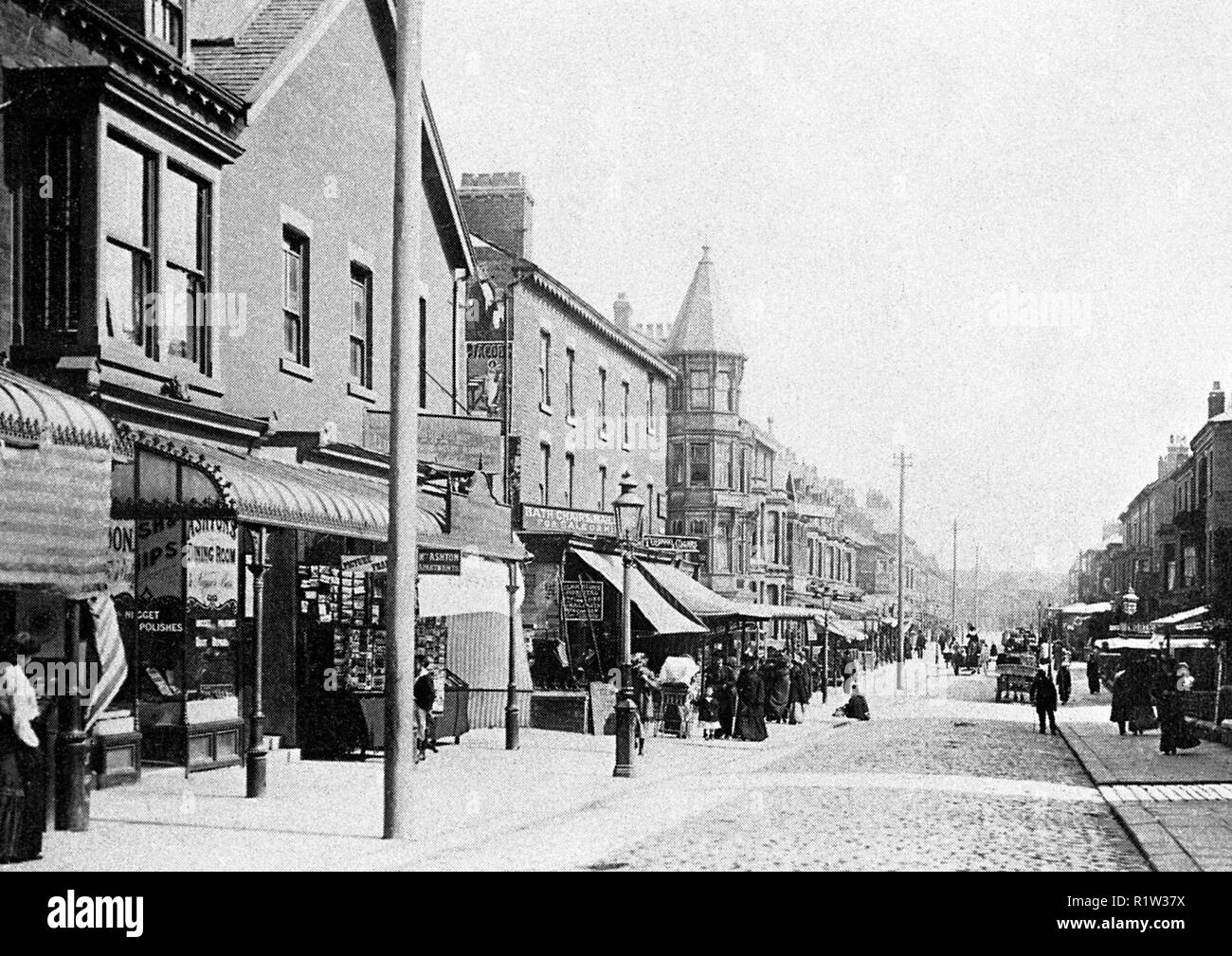 Coronation Street, Blackpool early 1900s Stock Photo - Alamy