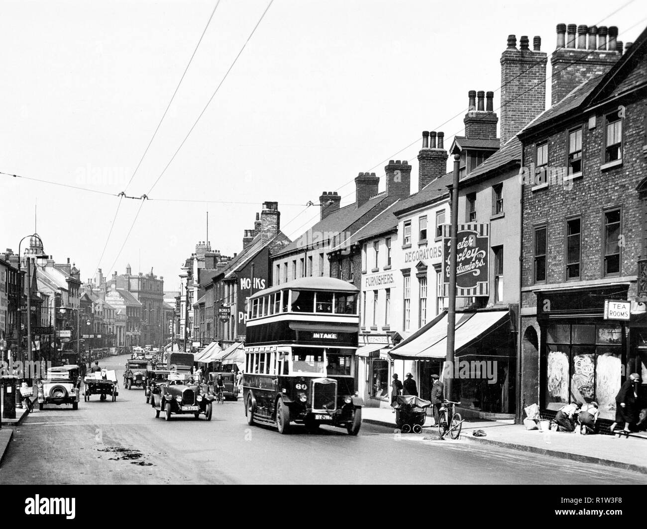Hall Gate, Doncaster early 1900s Stock Photo - Alamy