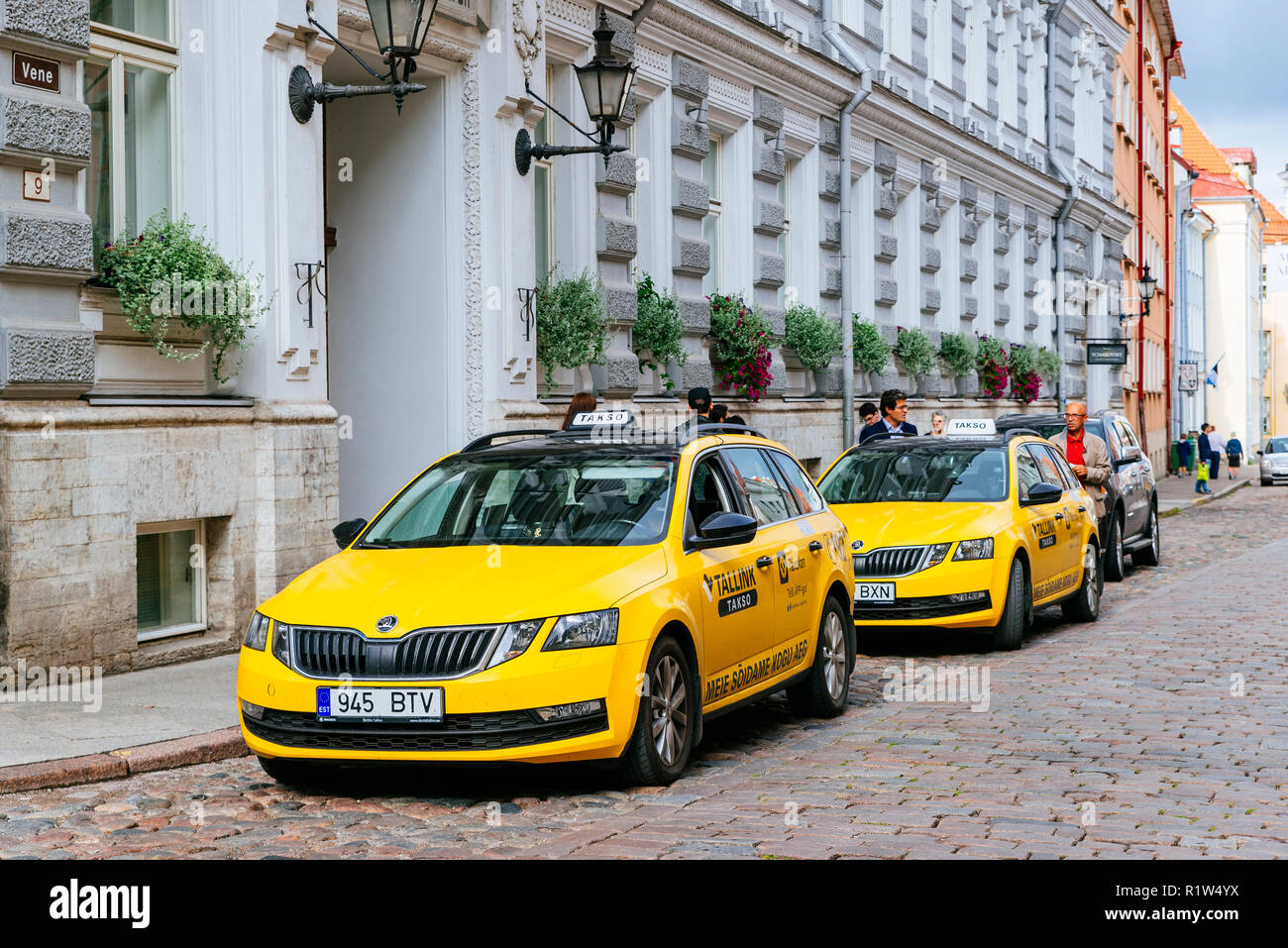 Tallinn taxi estonia hi-res stock photography and images - Alamy