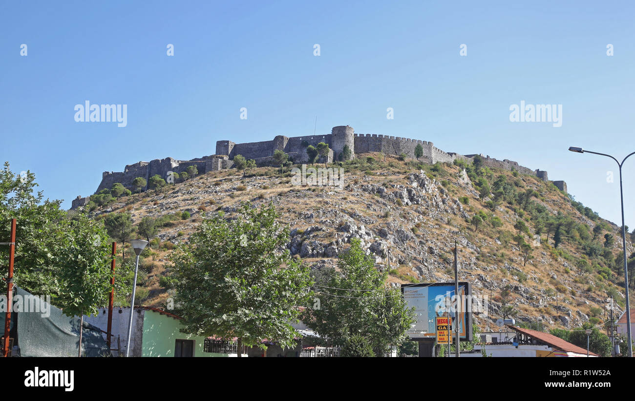 Shkoder, Albania - July 25, 2012: Medieval Rozafa Castle Fortification ...