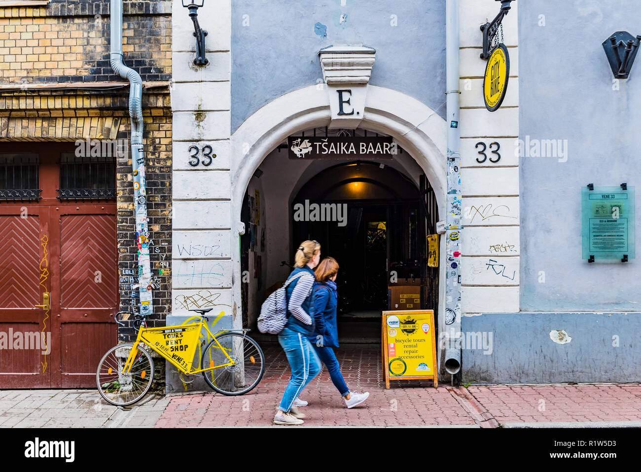 Bar sign tallinn estonia hi-res stock photography and images - Alamy