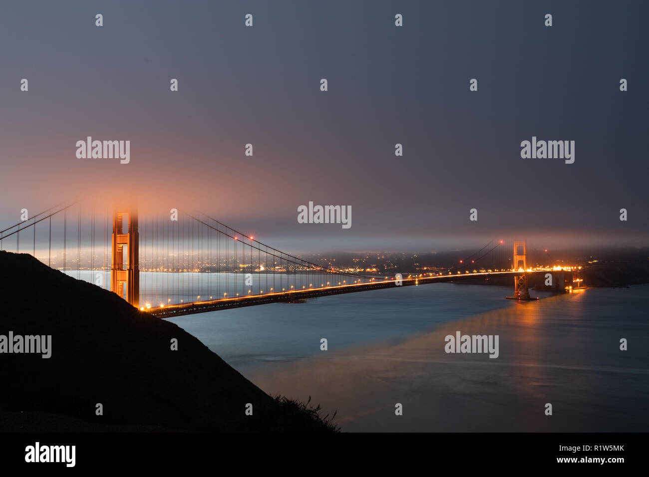 Goldengate Bridge at Dawn Stock Photo - Alamy