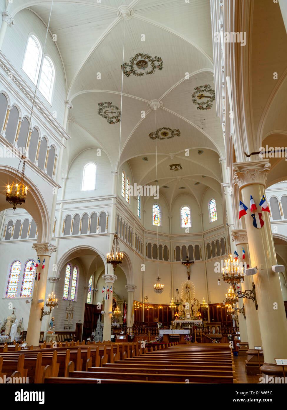 Interior view of Saint Marie Catholic Church (ƒglise Sainte-Marie ...
