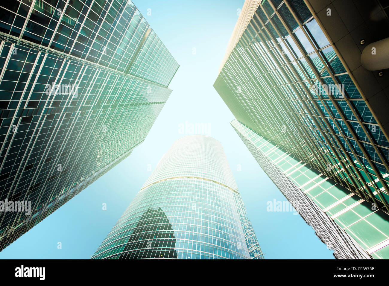 Glass skyscraper moscow city hi-res stock photography and images - Alamy