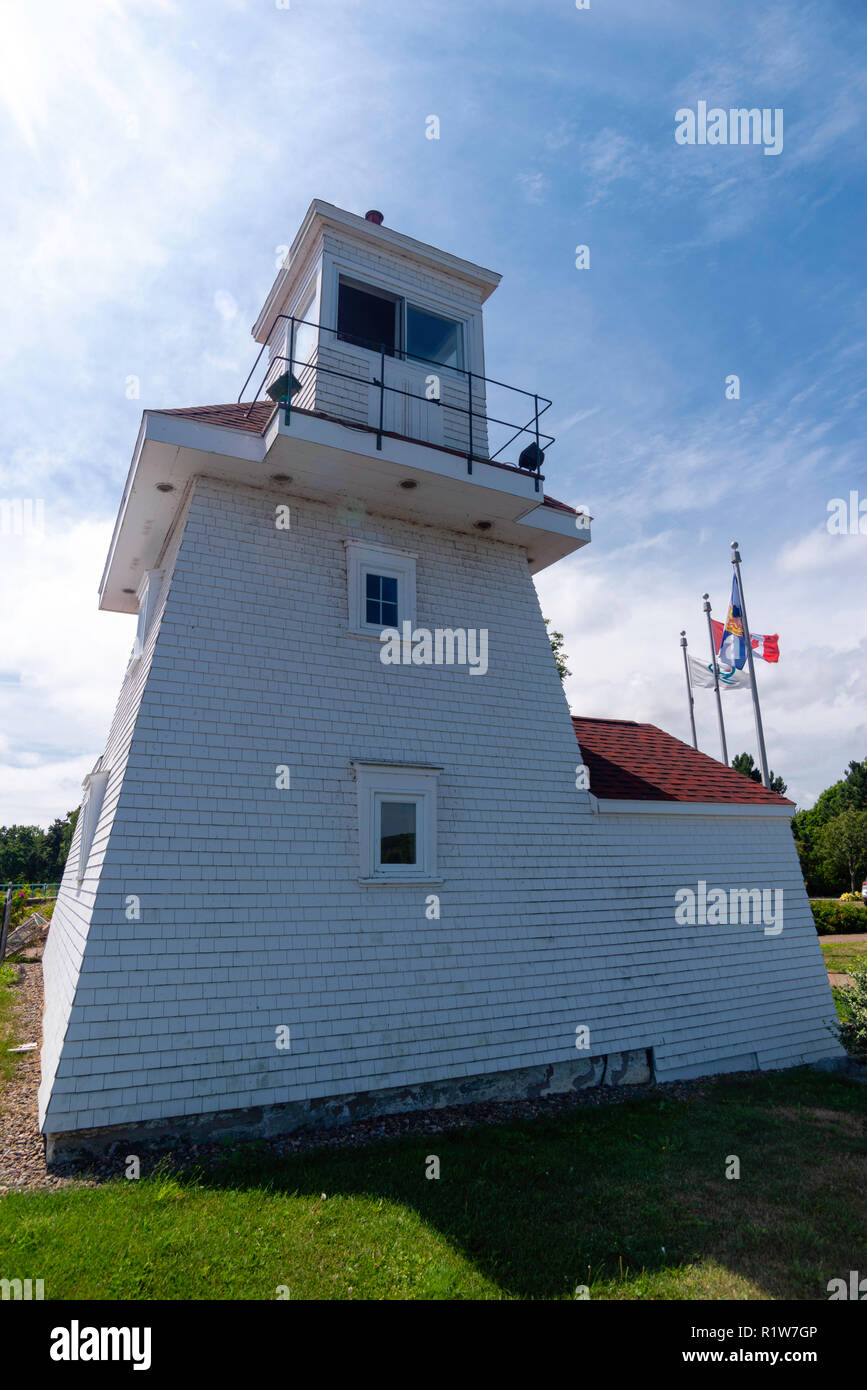 The famous Fort Point Lighthouse that overlooks and protected the ...