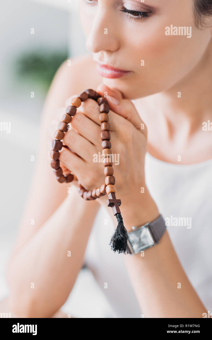Female prayer hi-res stock photography and images - Alamy