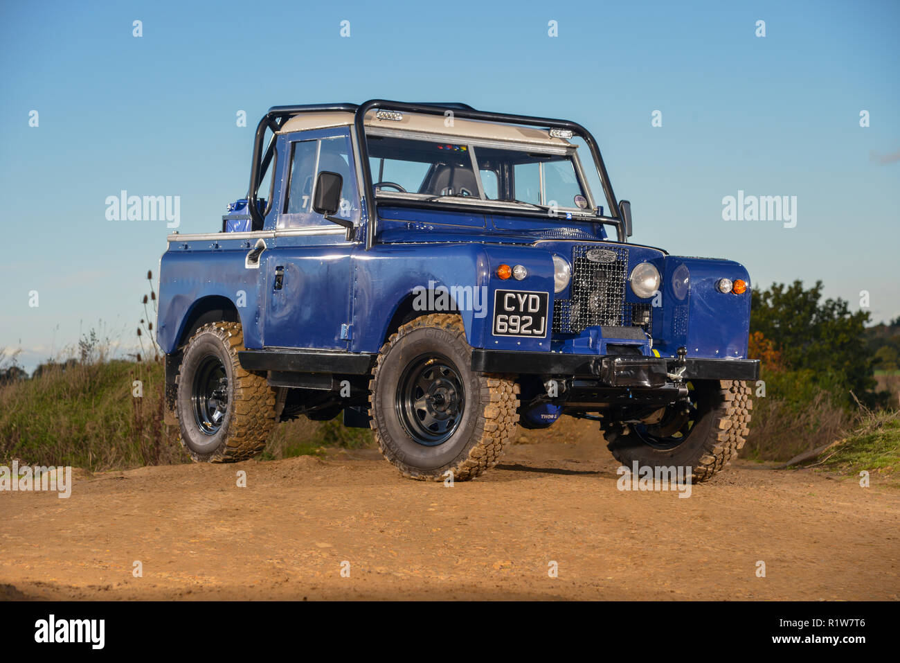 1973 Land Rover Series 2 88" SWB pick up British off roader Stock Photo ...