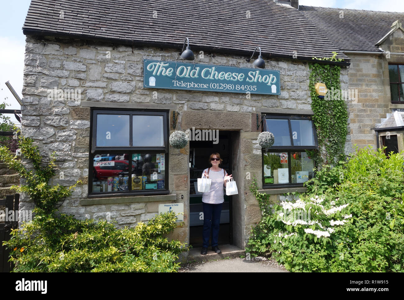 The Old Cheese Shop in Hartington in the Peak District Uk Stock Photo ...