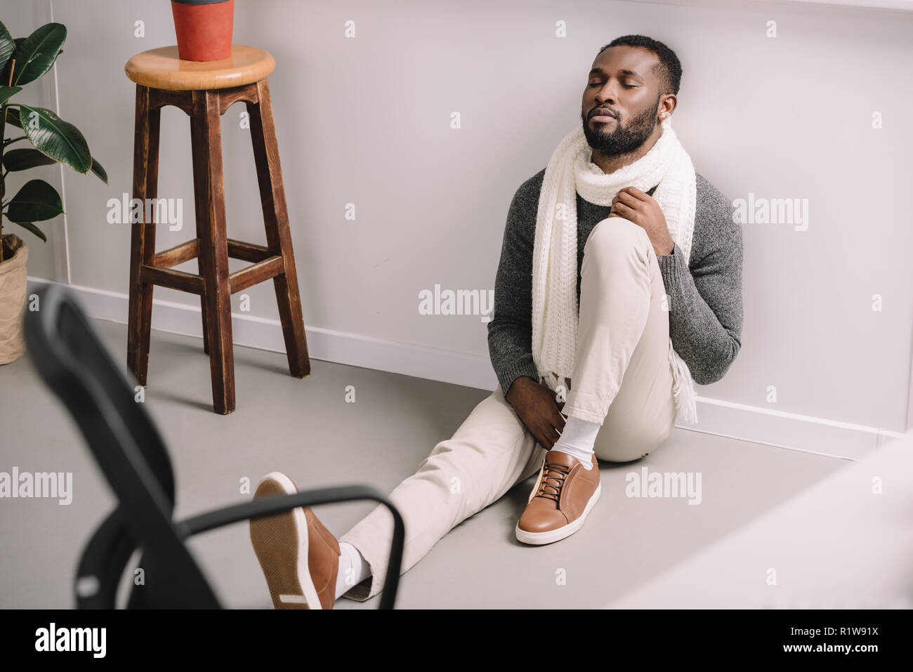 Scarf on floor hi-res stock photography and images - Alamy