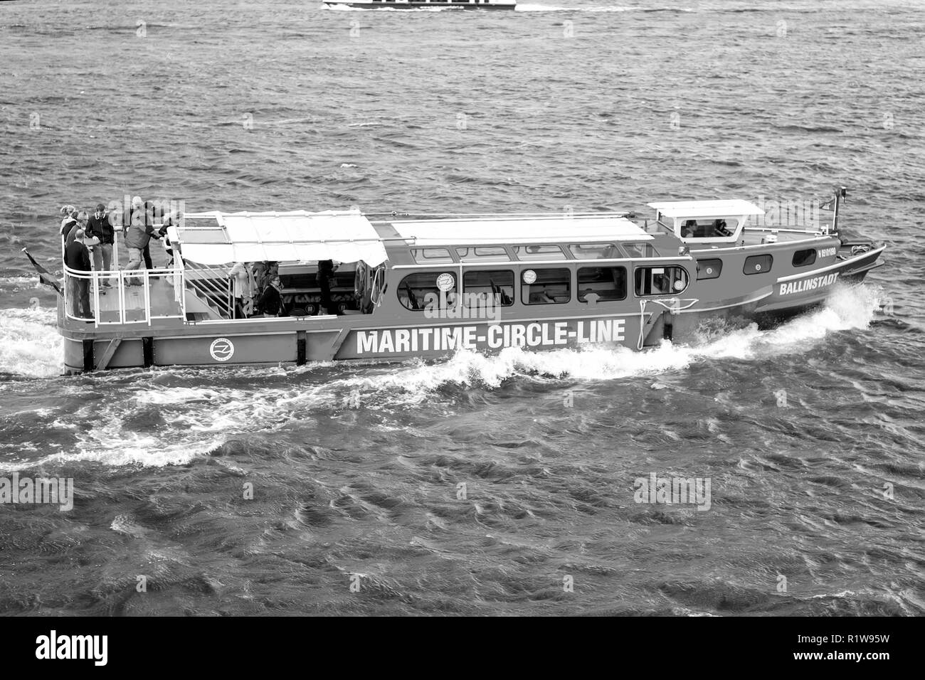 Hamburg, Germany - September 07, 2017: water travel, travelling ...