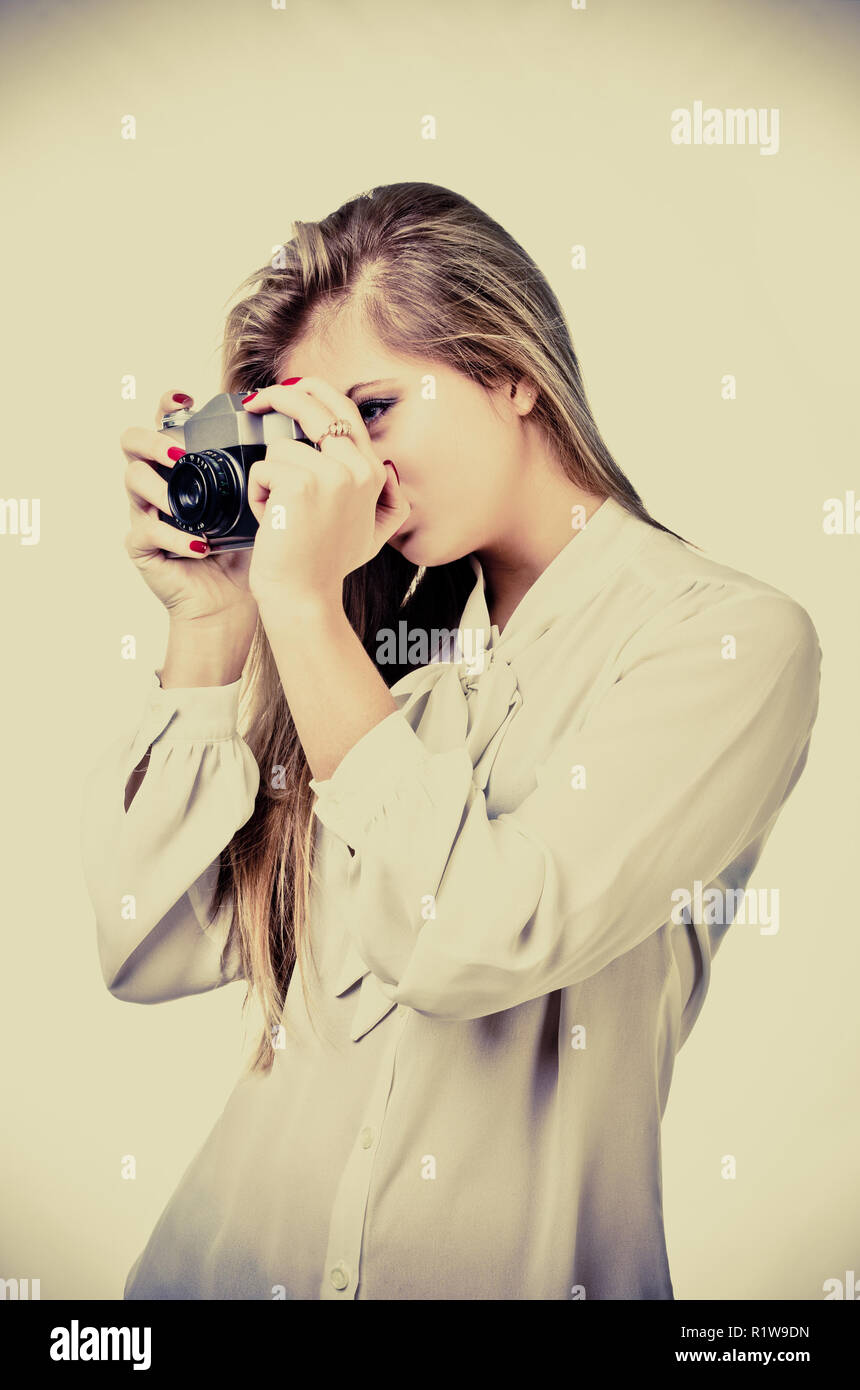 Old style photographic studio hi-res stock photography and images - Alamy