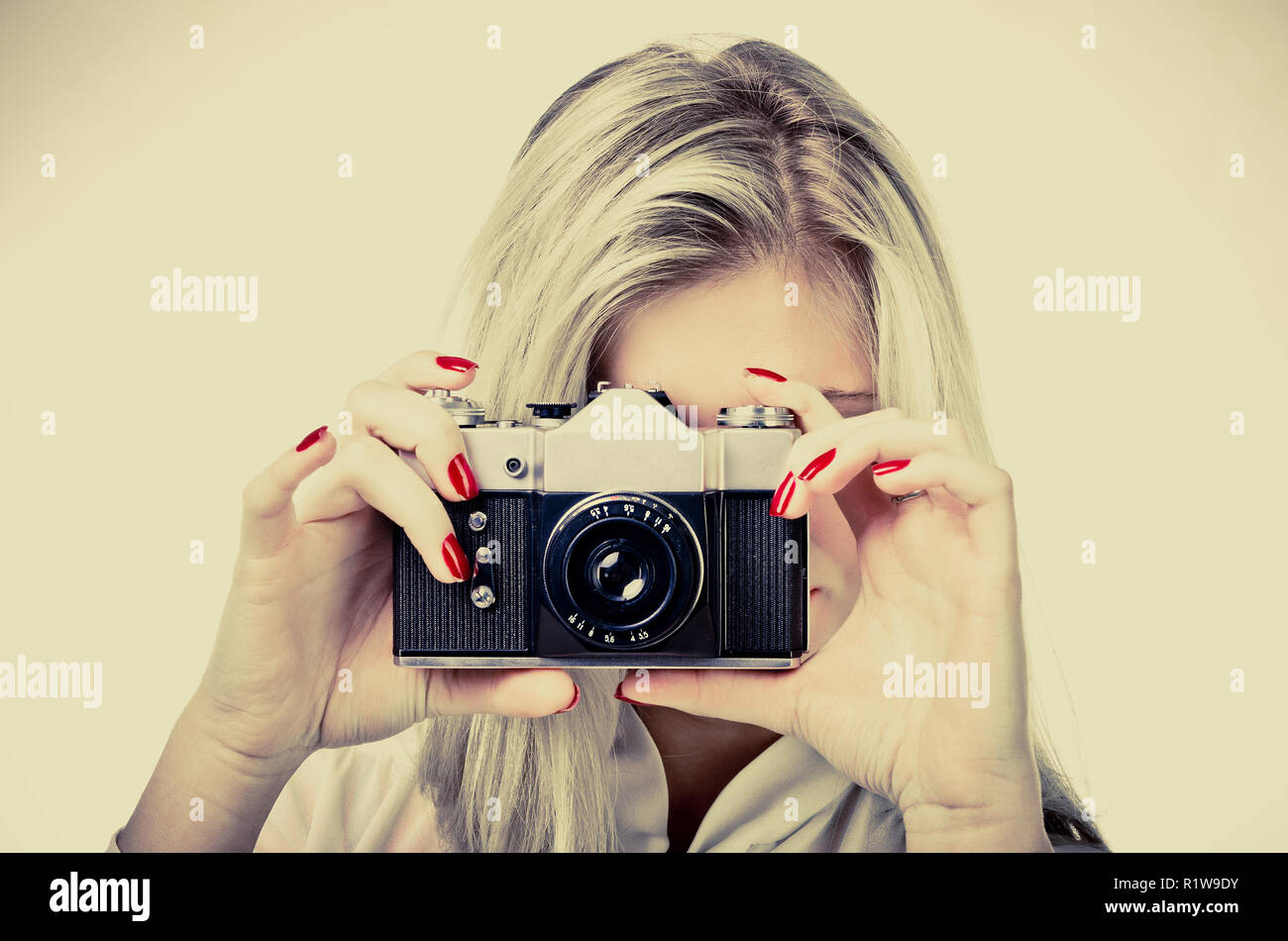 Old style photographic studio hi-res stock photography and images - Alamy