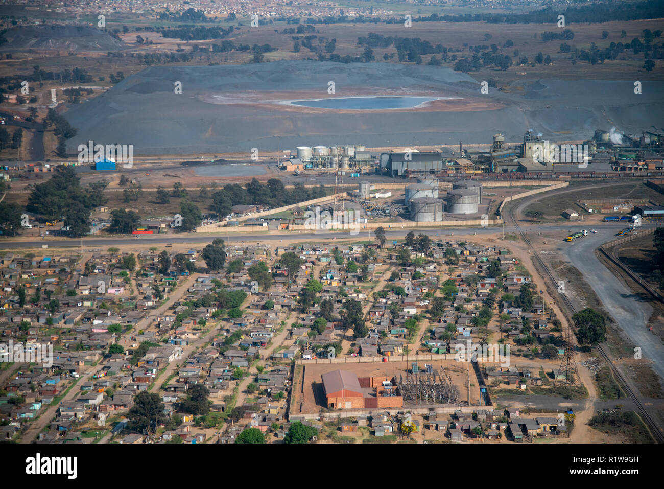 Aerial mine south africa hi-res stock photography and images - Alamy
