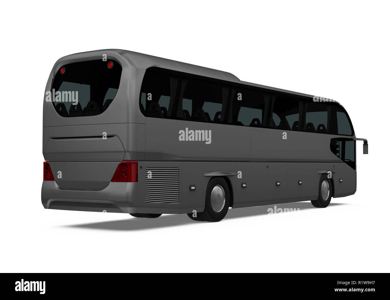 Coach Bus Isolated Stock Photo - Alamy
