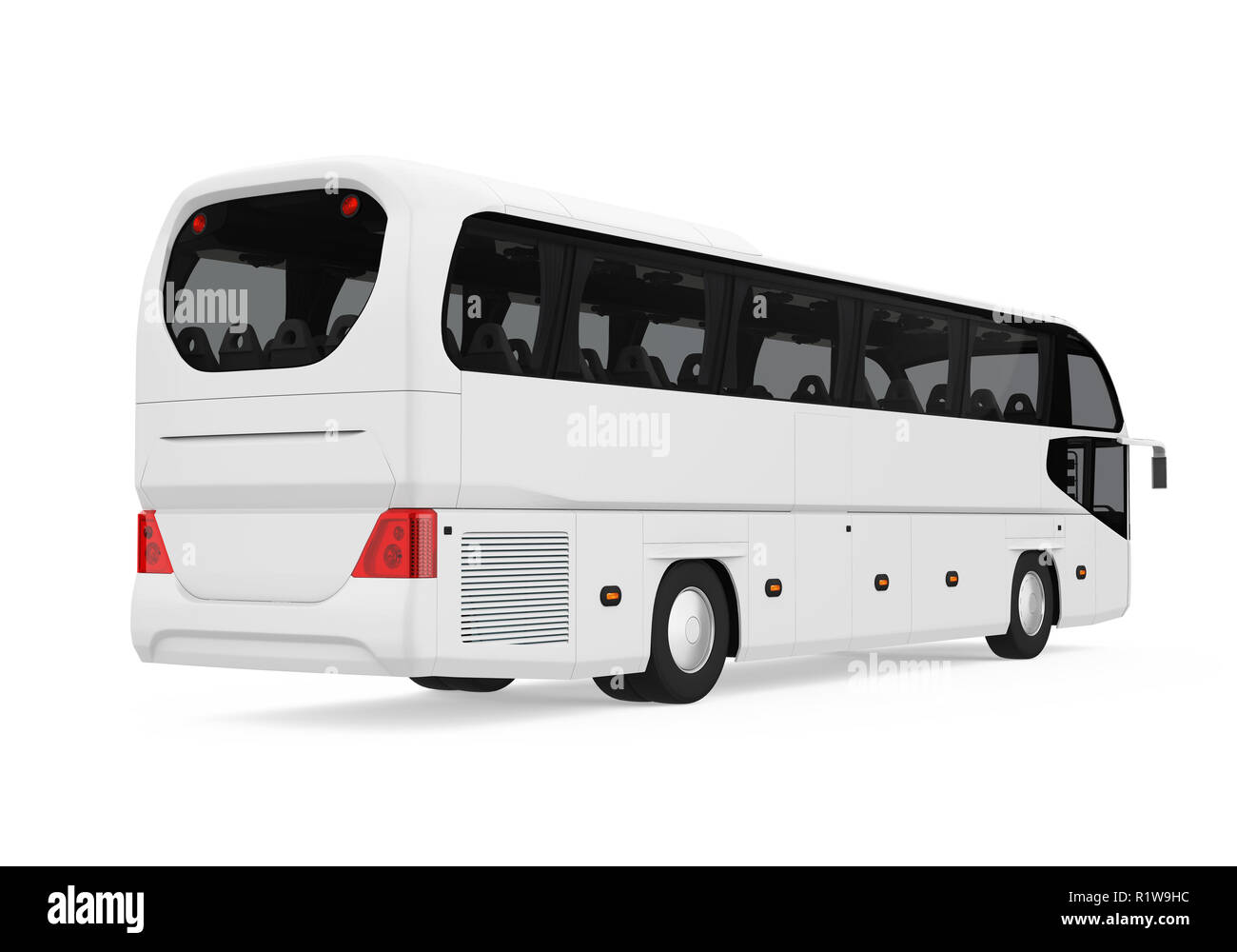 Coach Bus Isolated Stock Photo - Alamy