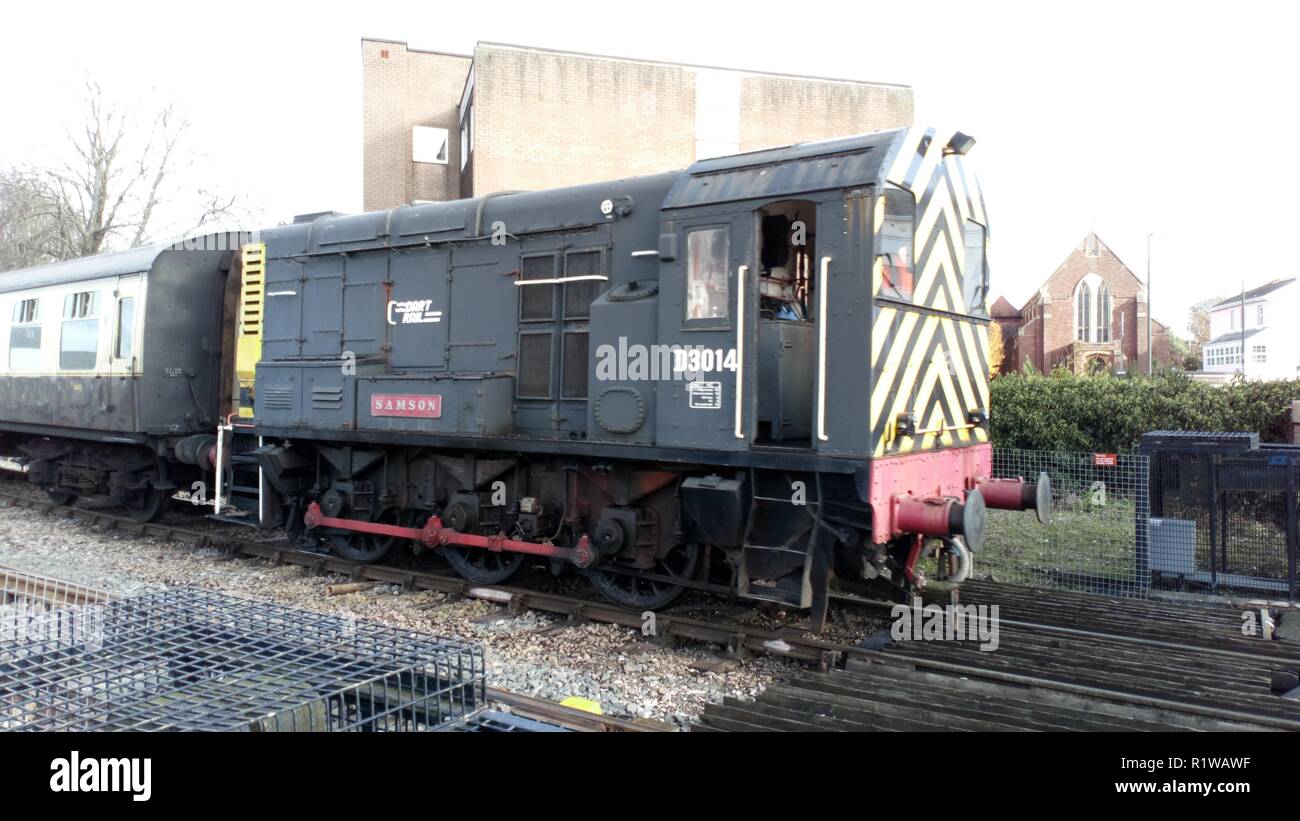 BR Class 08 Diesel Shunter engine D3014 " Samson "at the Sands Road ...